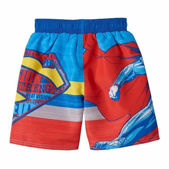 Marvel | Swim | Superman Swimsuit Trunks Boys Size 45 Or 67 | Poshmark
